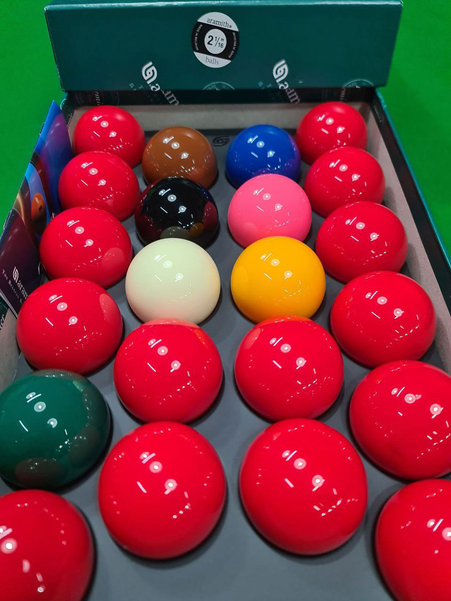 Jogo de Bola Aramith Premier 52,4mm (Regra inglesa) | Noel Snooker